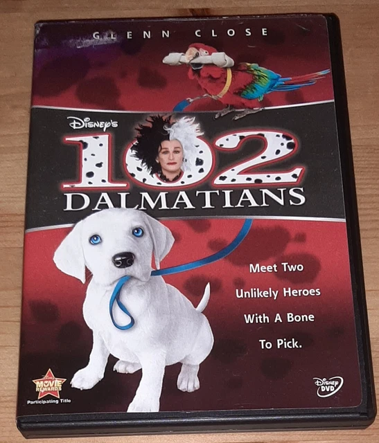 102 DALMATIANS (DVD, 2000) *Damaged Cover Art* Glenn Close / Disney ...