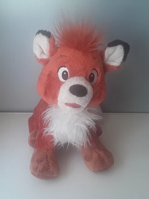 DISNEY'S THE FOX and The Hound Plush Tod The Fox Disney Land Label Soft ...