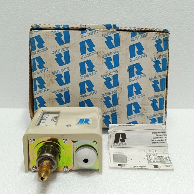 RANCO 016H6750 HIGH Pressure Control Switch Auto Reset with Minor ...