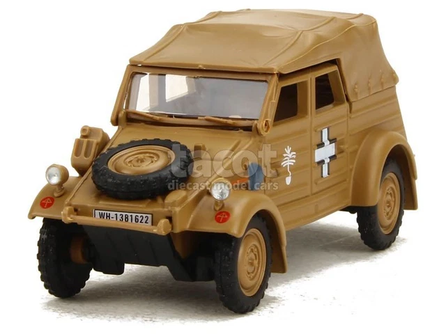 VOLKSWAGEN KUBELWAGEN TYPE 82 Africa Korps 1940 - Cararama £13.73 ...