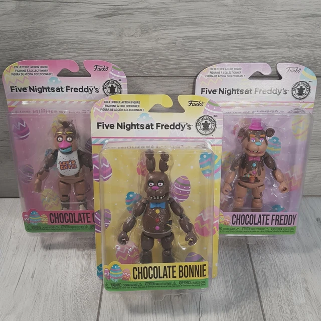 FIVE NIGHTS AT Freddy's Chocolate Bonnie Freddy Chica 5" Action Figure ...