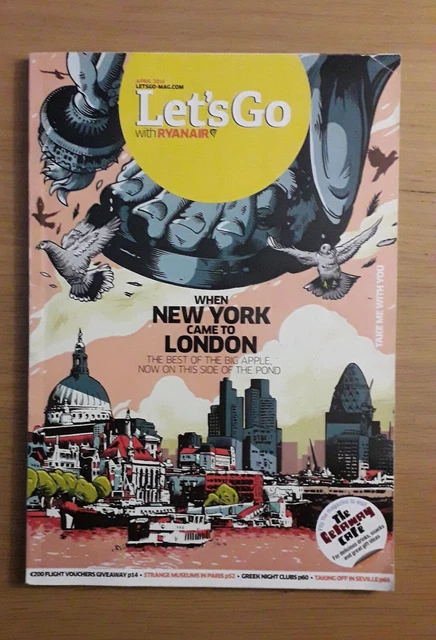 RYANAIR (IRELAND) 'LET'S Go' airline inflight magazine (4 2014) £0.99 ...