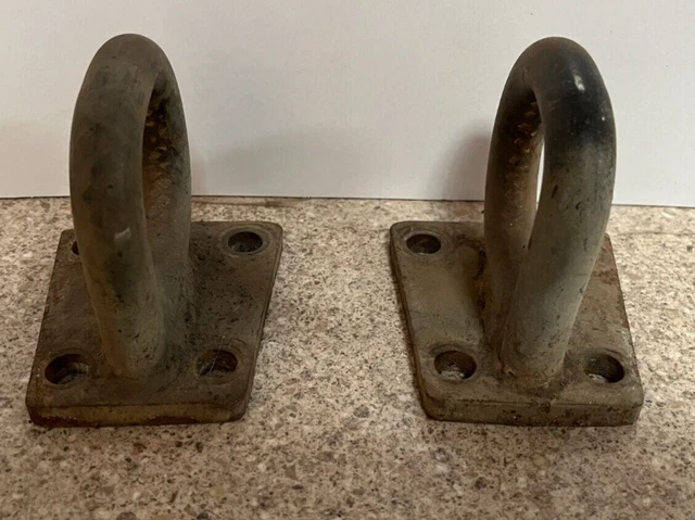 LAND ROVER SERIES & Military Front Lifting Towing Rings / Recovery Eyes ...