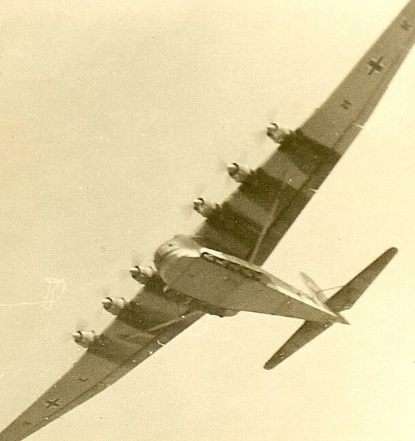 **RARE! LUFTWAFFE ME-323 GIGANT Heavy Transport Plane (SL+HK) Overhead ...