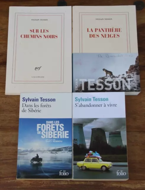 SYLVAIN TESSON - LOT DE 4 LIVRES - NRF Gallimard - Folio - TBE - DE ... SYLVAIN TESSON - LOT DE 4 LIVRES - NRF Gallimard - Folio - TBE - DE ...