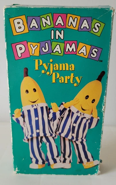 BANANAS IN PAJAMAS 1995 Pyjama Party VHS Tape Polygram Cartoon kid Show ...