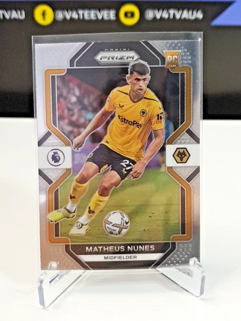 2022-23 PRIZM PREMIER League Matheus Nunes #255 RC Rookie Card ...