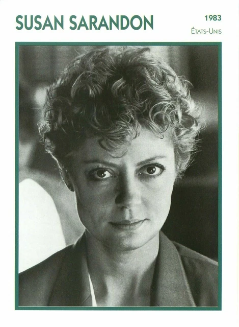 SUSAN SARANDON ACTRICE ACTRESS FICHE CINEMA USA 90s EUR 4,99 - PicClick FR