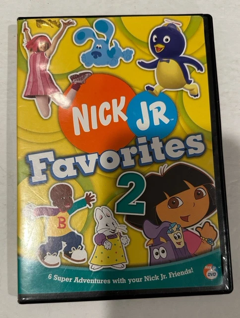 NICK JR. FAVORITES Vol. 2 DVD Dora LazyTown Blue's Clues Little Bill ...