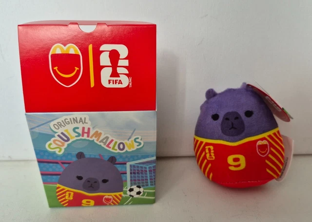 MCDONALD'S CANADA SQUISHMALLOWS FIFA 2026 Plush Toy DEBRA Hippo $20.00 ...