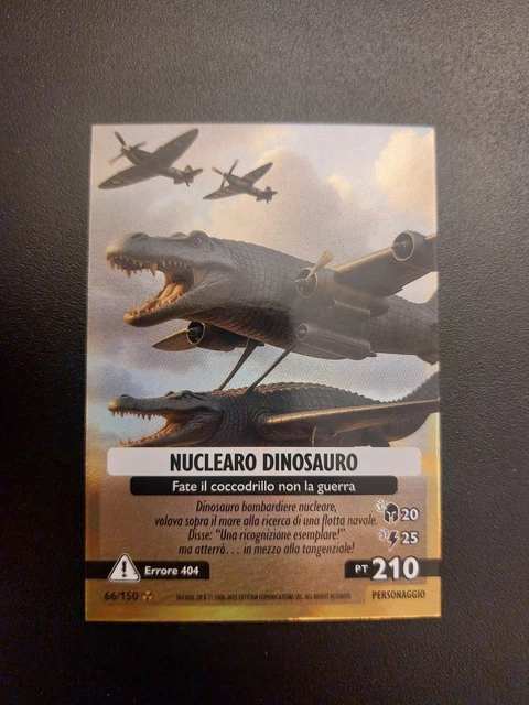 NUCLEARO DINOSAURO 66/150 Skifidol Italian Brainrot Rara Nucleare EUR ...