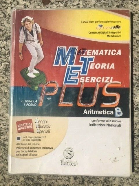 MATEMATICA TEORIA ESERCIZI Aritmetica B+Quaderno delle competenze 2 EUR ...