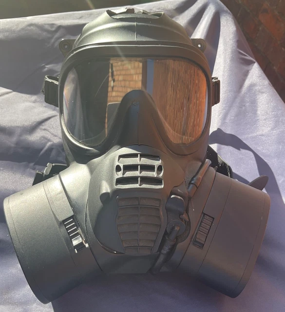 BRITISH ARMY GSR Gas Mask General Service Respirator Size 3 Medium and ...