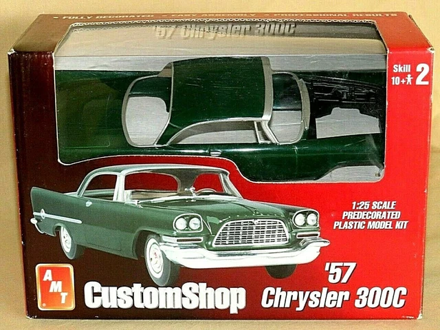 CUSTOM SHOP, '57 Chrysler 300C, Pre-decorated Plastic Model Kit, 1:25 ...