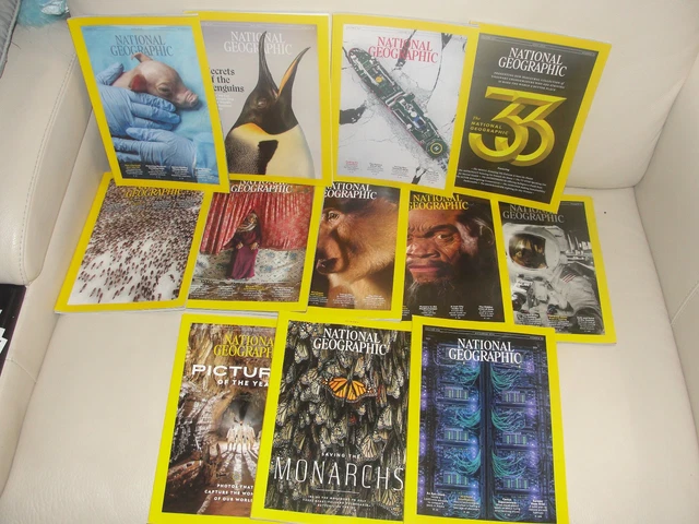 2024- SEPTEMBER 2025 National Geographic Magazine Lot - 12 Issues $26. ...