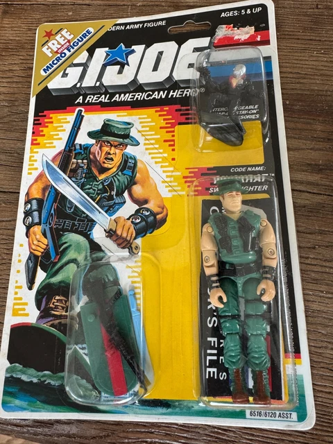 GI JOE HEROS Sans Frontieres Muskrat Swamp Fighter Hasbro 1987 6516/ ...