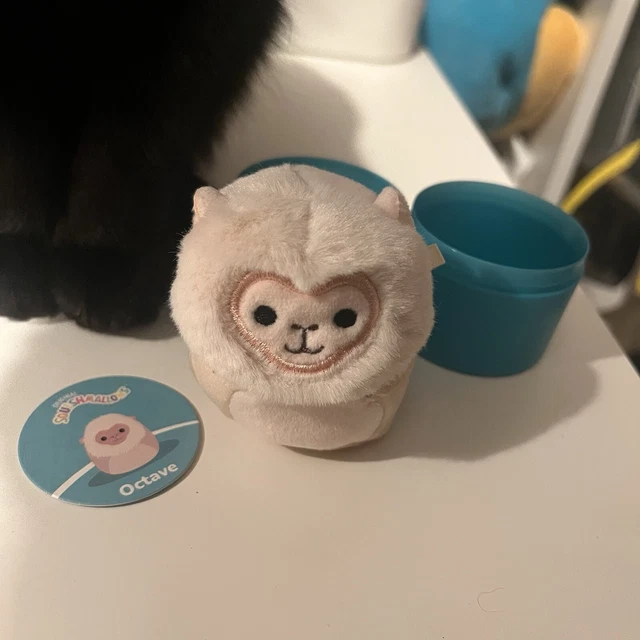 SQUISHMALLOWS 2.5” MICROMALLOW Octave The Snow Monkey BNWT USA import £ ...