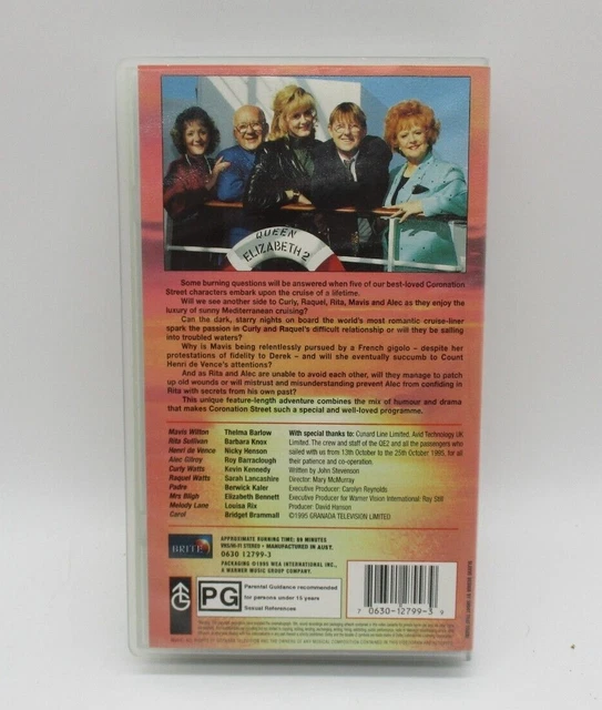 CORONATION ST: THE Feature Length Special VHS 1990s Raquel/Curly/Rita ...