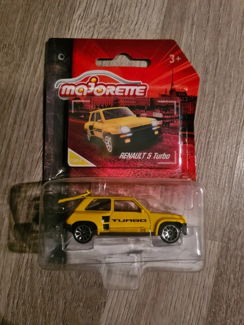 MAJORETTE RENAULT 5 Turbo R5 Turbo 210B-4 Miniature 1/56 1/64 Jaune ...