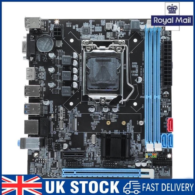 B75 MOTHERBOARD I/O PS/2 Keyboard Mouse Port 16GB Micro-ATX Computer ...