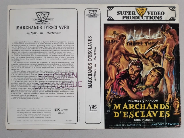 JAQUETTE VHS - Marchands D'esclaves - Vhs Sleeve - Anthony M. Dawson EUR 10,00 - PicClick FR