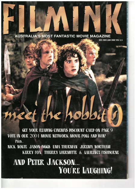 AUSTRALIAN FILMINK MAGAZINE - Lord of the rings cover - Dec 2001/ Jan ...