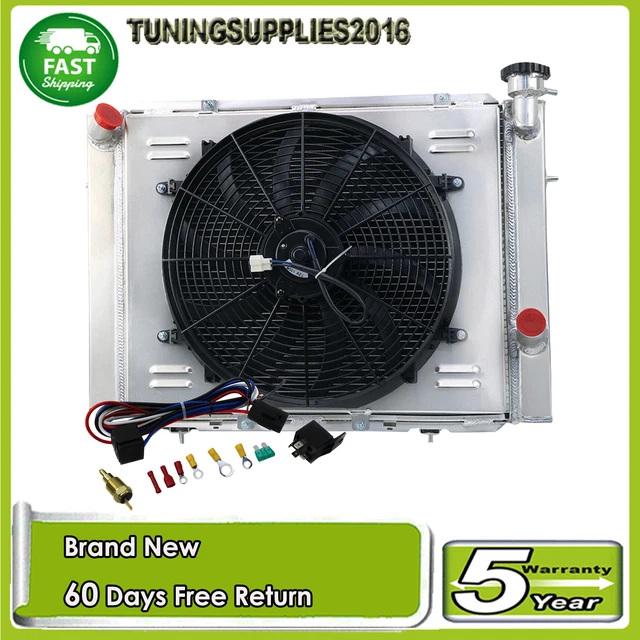3 ROW RADIATOR+SHROUD Fan Relay Fit 1979-85 Holden Commodore VB VC VH ...
