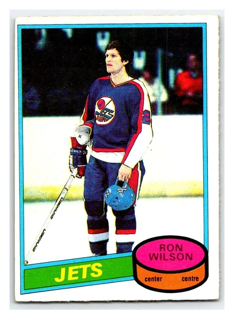 1980-81 O-PEE-CHEE RON WILSON VINTAGE NHL RECRUE RC CARTE HOCKEY # 243 ...