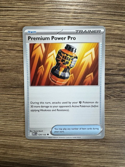POKÉMON TCG MEGA Evolutions 124/132 Premium Power Pro Regular Near Mint ...