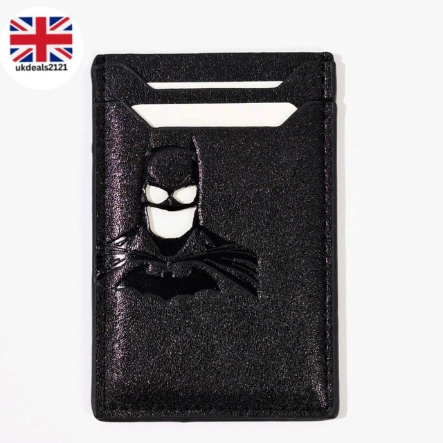 BATMAN STYLE WALLET Superhero ID Card Holder Bat Gift for Men Women ...