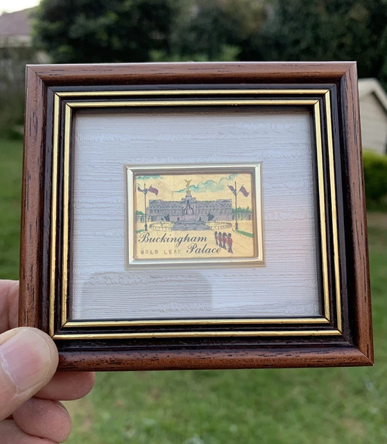 23KT GOLD LEAF Reproduction Art Painting of Buckingham Palace ...