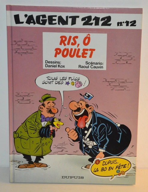 ANCIENNE BD L'AGENT 212 N°12 RIS, Ô POULET KOK CAUVIN DUPUIS vintage ...