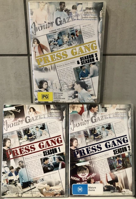 PRESS GANG, SEASON 1, 2, 3 & 4 🍿 ( Region 4 ) $19.99 - PicClick AU