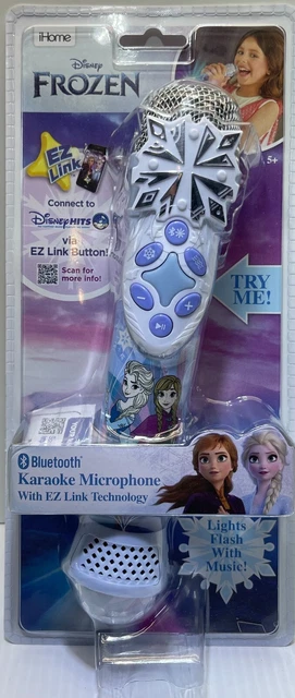 DISNEY IHOME FROZEN Princess Karaoke Mic🎤 Bluetooth Lights w/music $25. ...