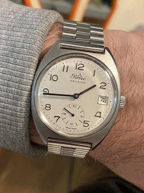 OROLOGIO WATCH PERSEO Railking FS Swiss Made Rare Cort Vintage Rare EUR ...