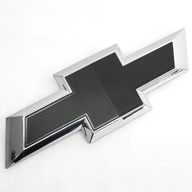 BLACK & CHROME 2019-2022 Chevrolet Silverado 1500 style Grille Bowtie ...