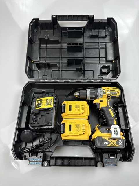 DEWALT DCD796P2 18V 3x 20v 3Ah - Li-Ion XR Brushless Compact Combi ...