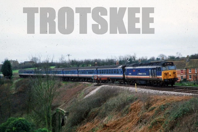 35MM SLIDE BR British Rail Diesel Loco Class 50 50048 1990 Original £4. ...