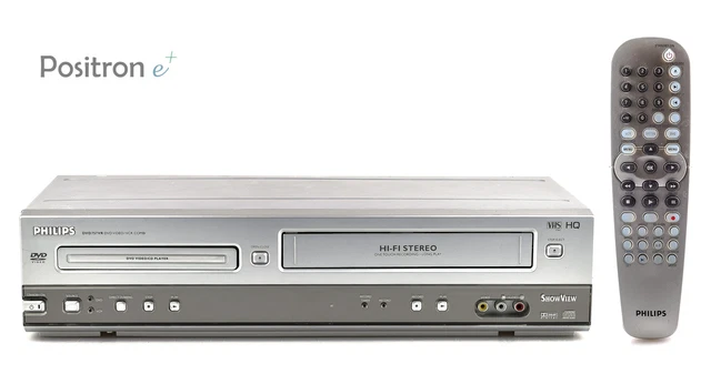 PHILIPS DVD757VR REPRODUCTOR DVD VHS Videorecorder Combina / Servicio ...
