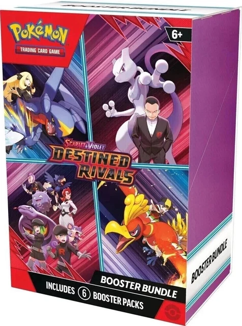 POKEMON SCARLET & Violet Destined Rivals Booster Bundle Box Sealed $75. ...