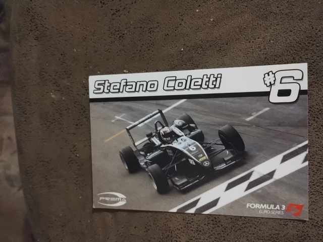 STEFANO COLETTI F3 Euro Series Prema Motorsport Team Card £3.28 ...