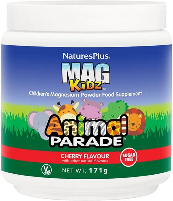 NATURESPLUS ANIMAL PARADE Mag Kidz Powder - Magnesium Supplement for ...