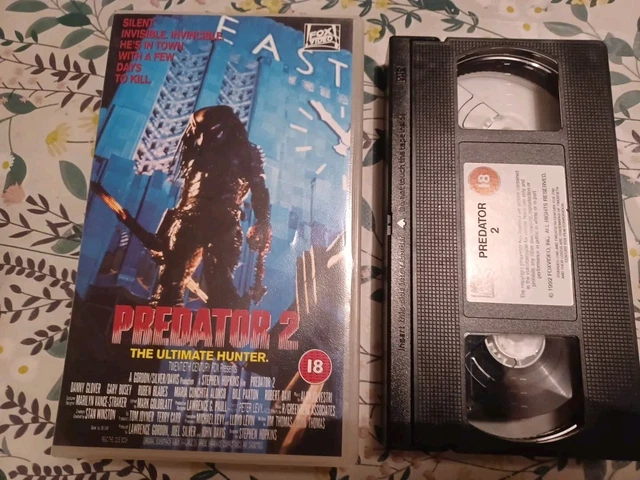 PREDATOR 2 SCIENCE FICTION action 20th fox VHS video 1990 EXCELLENT ...