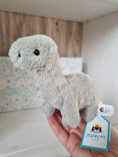 JELLYCAT MINI FOSSILY Brontosaurus - Tiny Dinosaur - New With Tags Dino ...