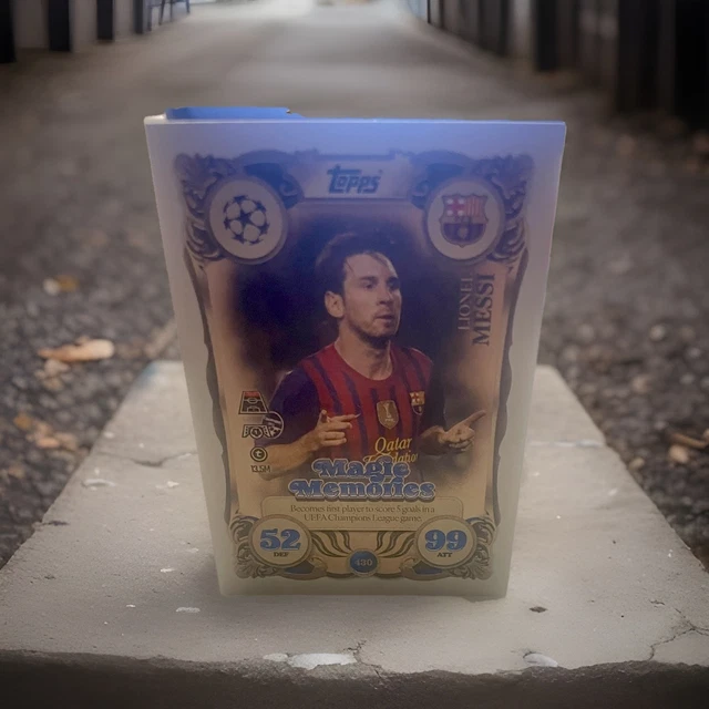 LIONEL MESSI FC Barcelona Match Attax 2025/26 UCC “magic Memories” #430 ...