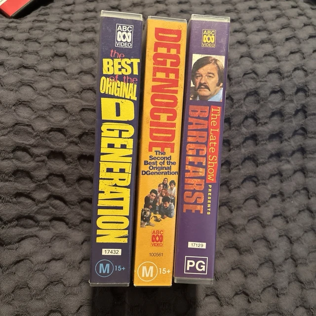 THE D GENERATION - Degenocide - The Late Show VHS Bargearse Comedy ABC ...