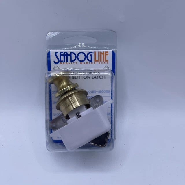 SEA-DOG LINE PUSH Button Rim Latch, push button rim latch brass Brass ...