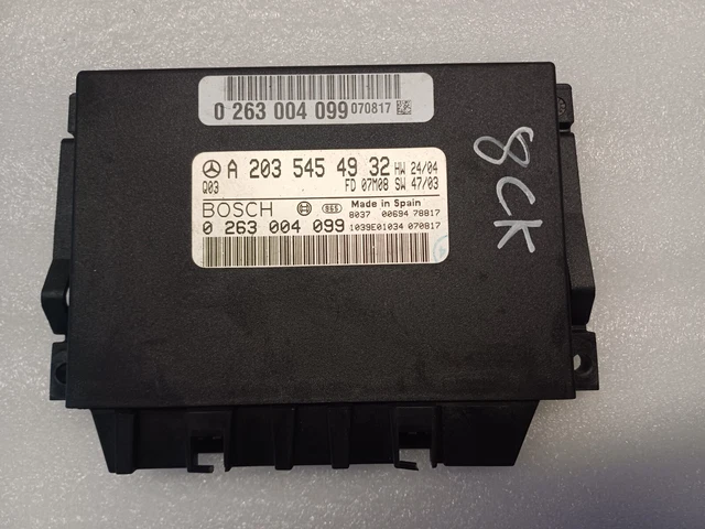 8CK* MERCEDES BENZ W209 W203 PDC Unité De Contrôle A2035454932 ...