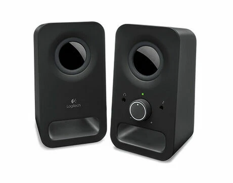 LOGITECH Z150 STEREO Speakers - Midnight Black EU plug £16.99 - PicClick UK