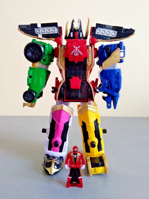 ROBOT POWER RANGERS Megazord Megaforce Legendary DX - 5 Robots Zords ...
